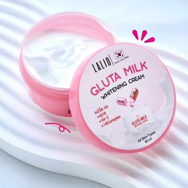 Creme Clareador De Pele Lalio Gluta Milk - Hidratação E Iluminação